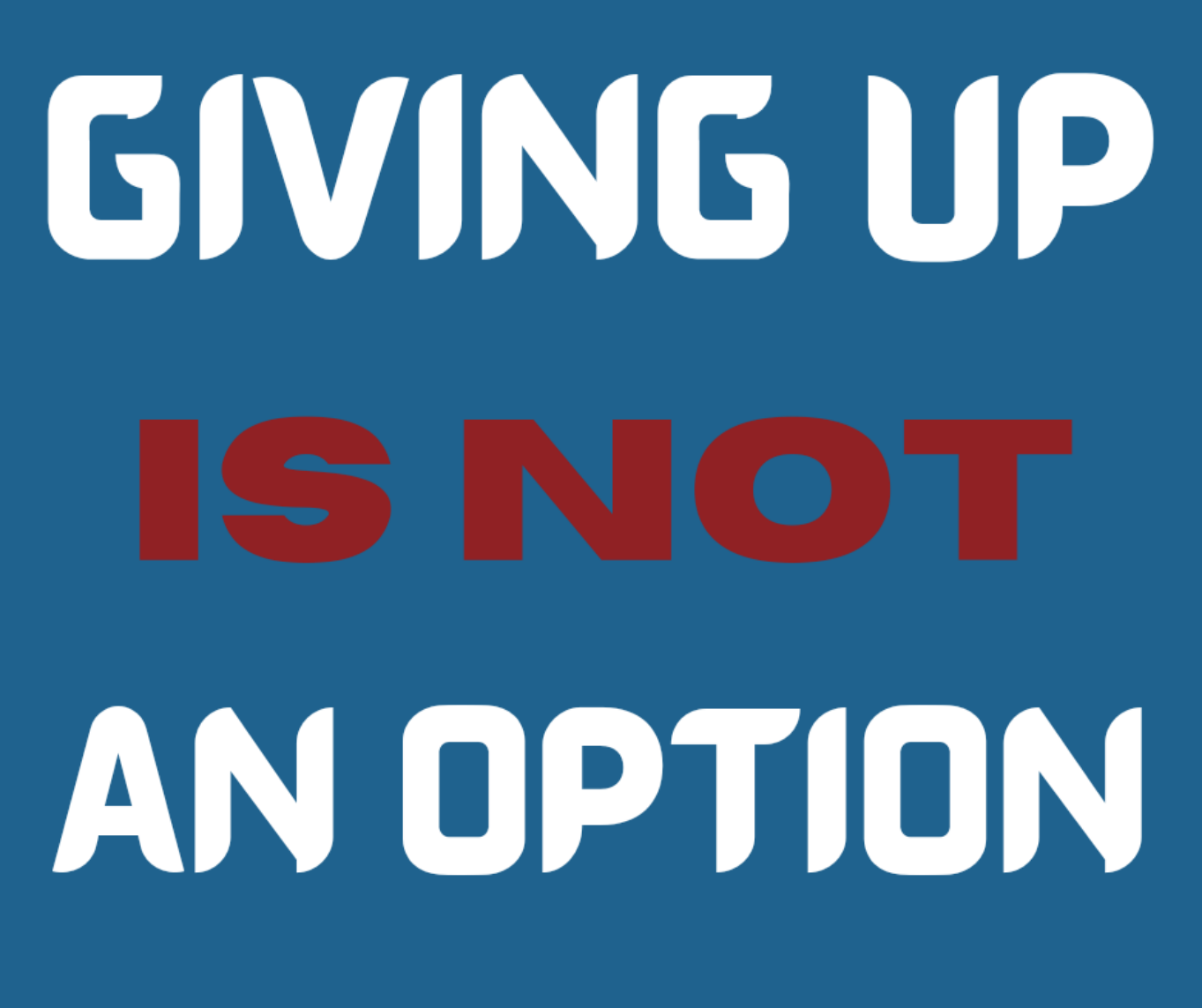 GIVING UP IS NOT AN OPTION - Pastor Victor Ohue Ministries